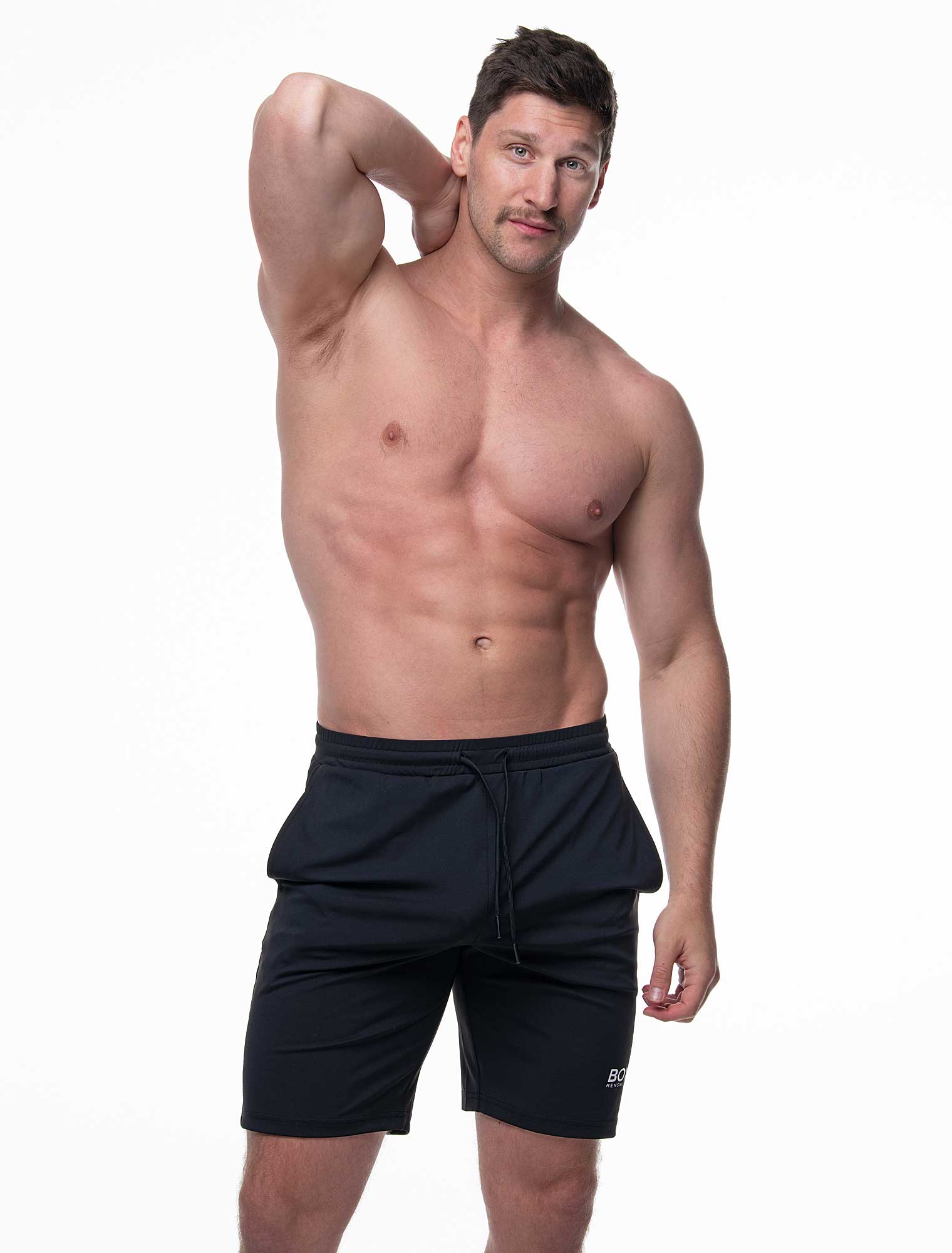 Active Panelled Sports Shorts - Black – Box Menswear