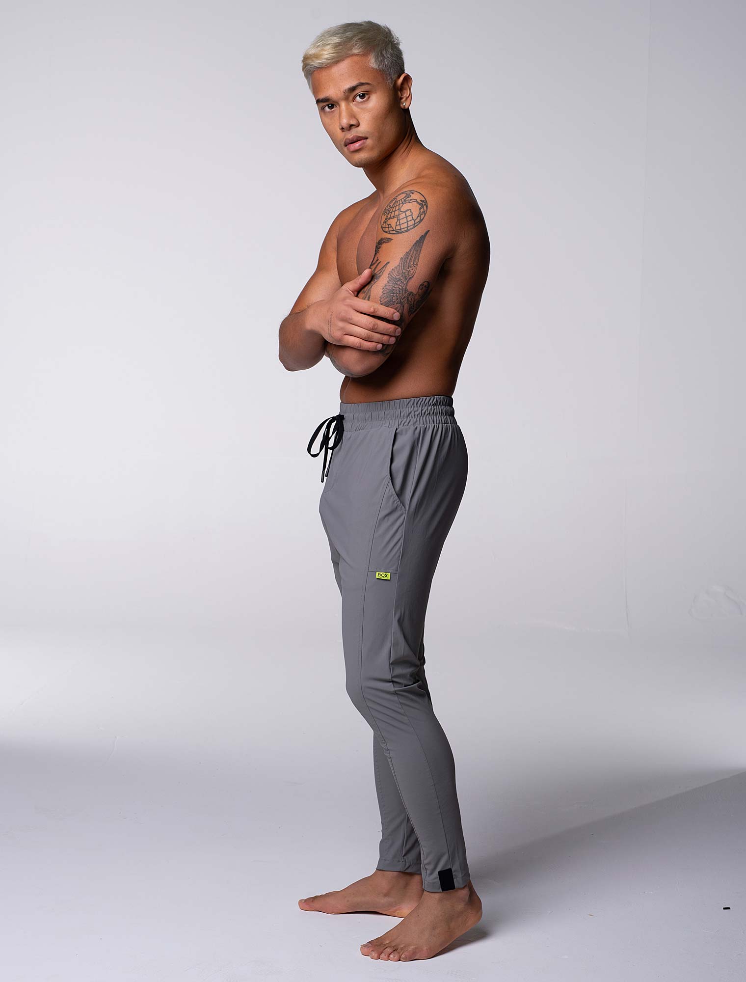 V2 Active Panelled Joggers - Slate Grey – Box Menswear