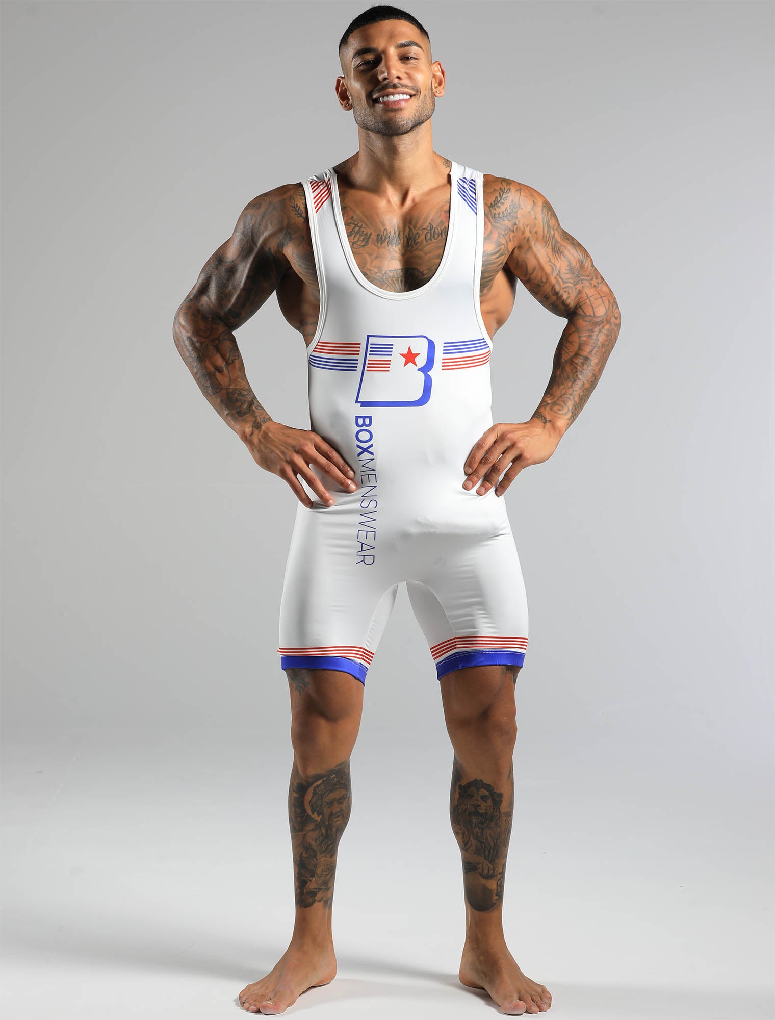 Singlet - White Flash – Box Menswear